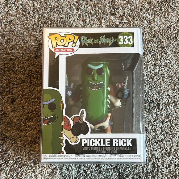 Funko | Other | Funko Animation Pickle Rick Vinyl Figure | Poshmark